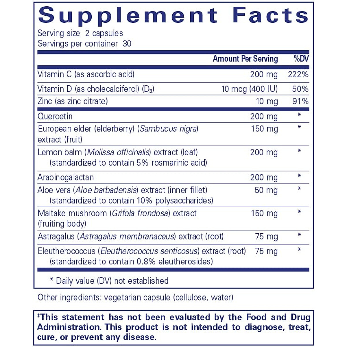 Pure Encapsulations Daily Immune | Comprehensive Immune Formula with Vitamin, Mineral, and Herbal Support | 60 Capsules*