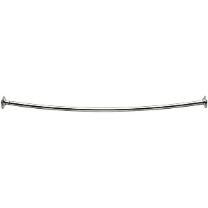 KOHLER 563610 Curved Shower Rod, Brushed Stainless