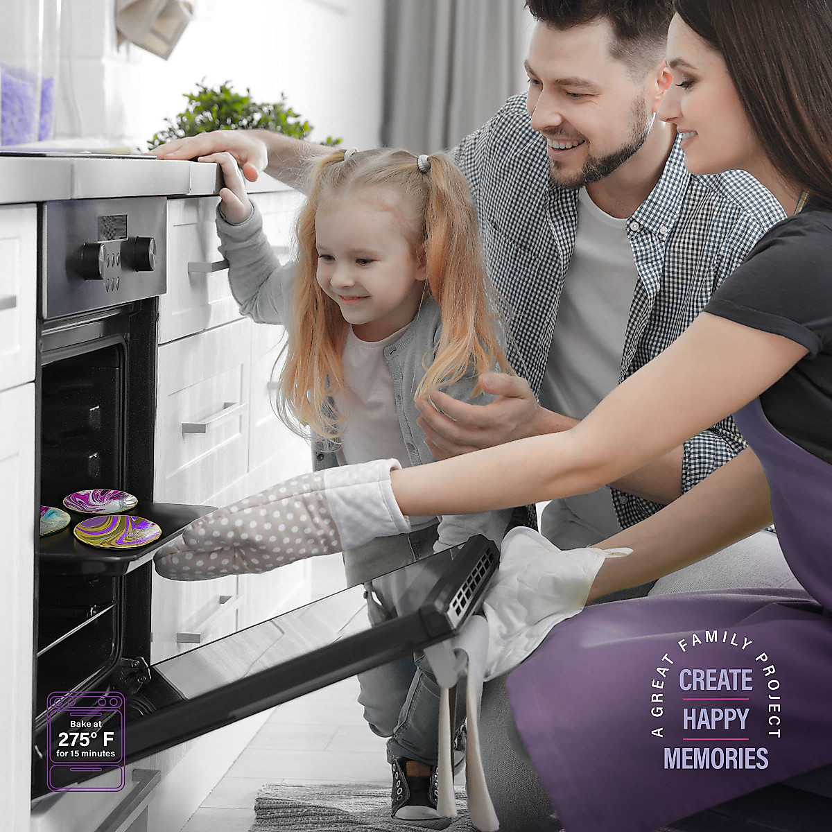 Craft 'n Clay - Jewelry Dish Making Kit for Kids Ages 8-14 Year Old - Best DIY Arts & Crafts Kits Easter Gifts - Creative Toys for Preteen & Teenagers Art Projects - Girl Birthday Gift Ideas