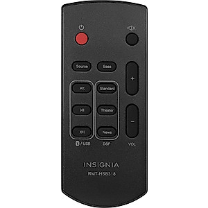 Insignia - 2.0-Channel Soundbar with Digital Amplifier - Black