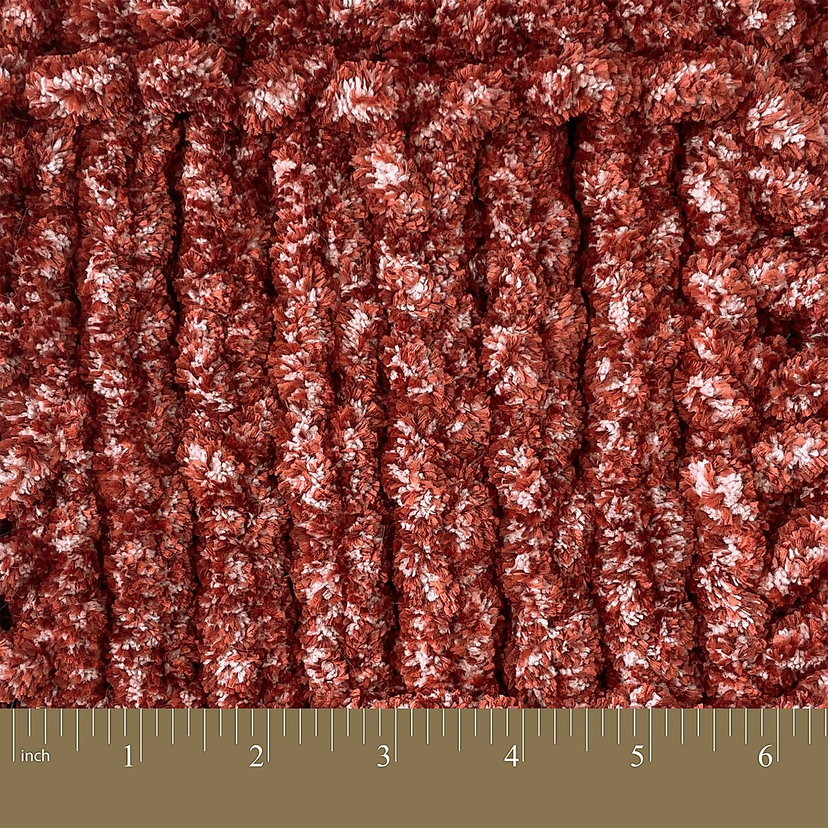 Crafted By Catherine Heathered Velvet Yarn - 4 Pack (300 g / 10.5 oz, 77.6 Yards Each Skein), Red, Gauge 6 Super Bulky