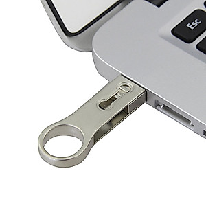 Usbkingdom 32GB USB 3.0 Type C Dual OTG Flash Drive,Waterproof Metal Key Ring USB-C USBC Thumb Drive Memory Stick for New Macbook Pro, Samsung Galaxy S8,S8 Plus,Note 8, LG G6,V30, Google Pixel XL