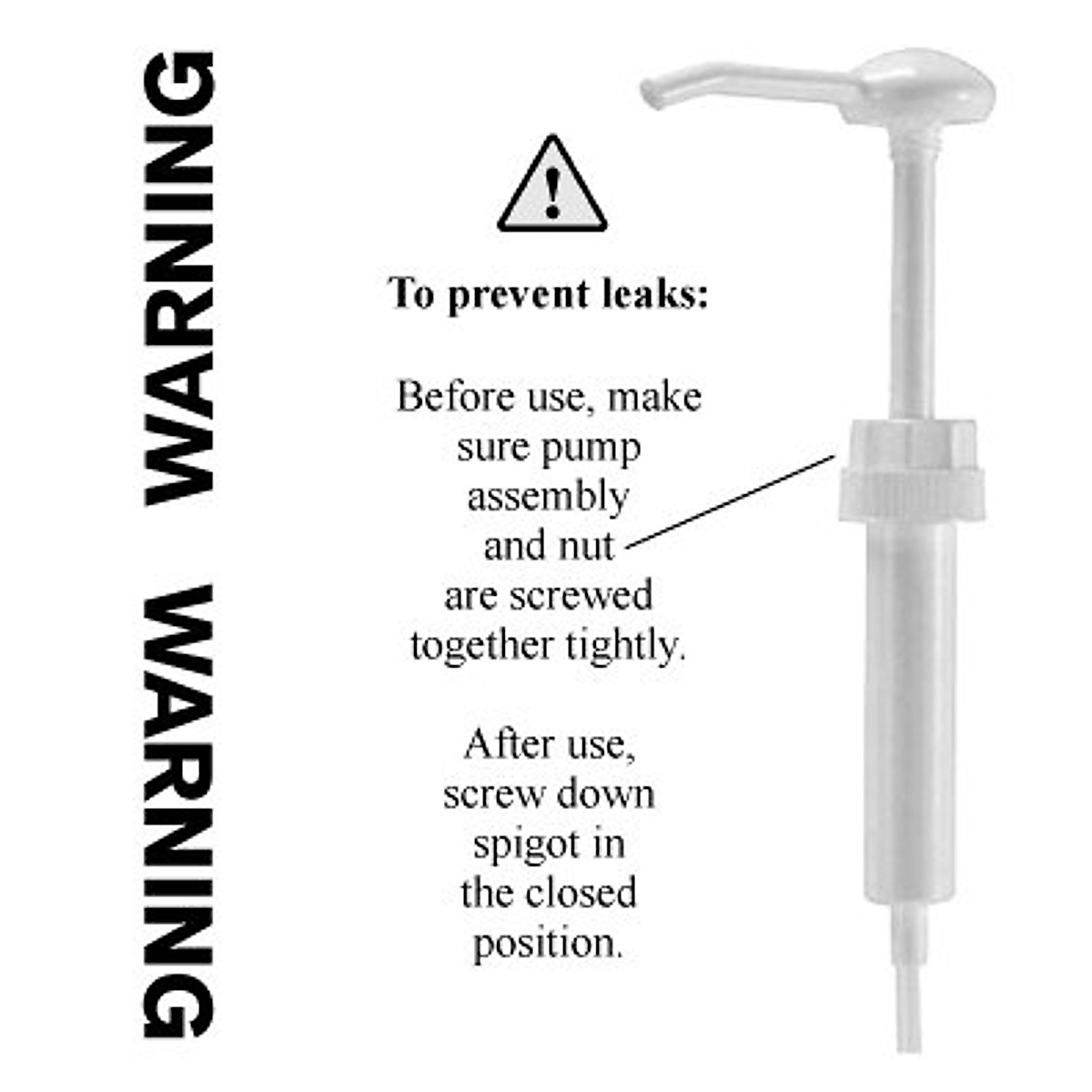 Bar5F 1 Gallon (128 oz) Pump Dispensers Pumping Caps fot Dispensing Shampoo Hair Conditioner Lotion Mouthwash 2-Pack