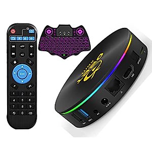 Android 9.0 TV Box T95Q Amlogic S905X3 with 4GB Ram 64GB Rom 4K Ultra HD H.265 Dual Band WiFi Bluetooth 4.0 Media Box 2.4/5Ghz WiFi 100M Lan