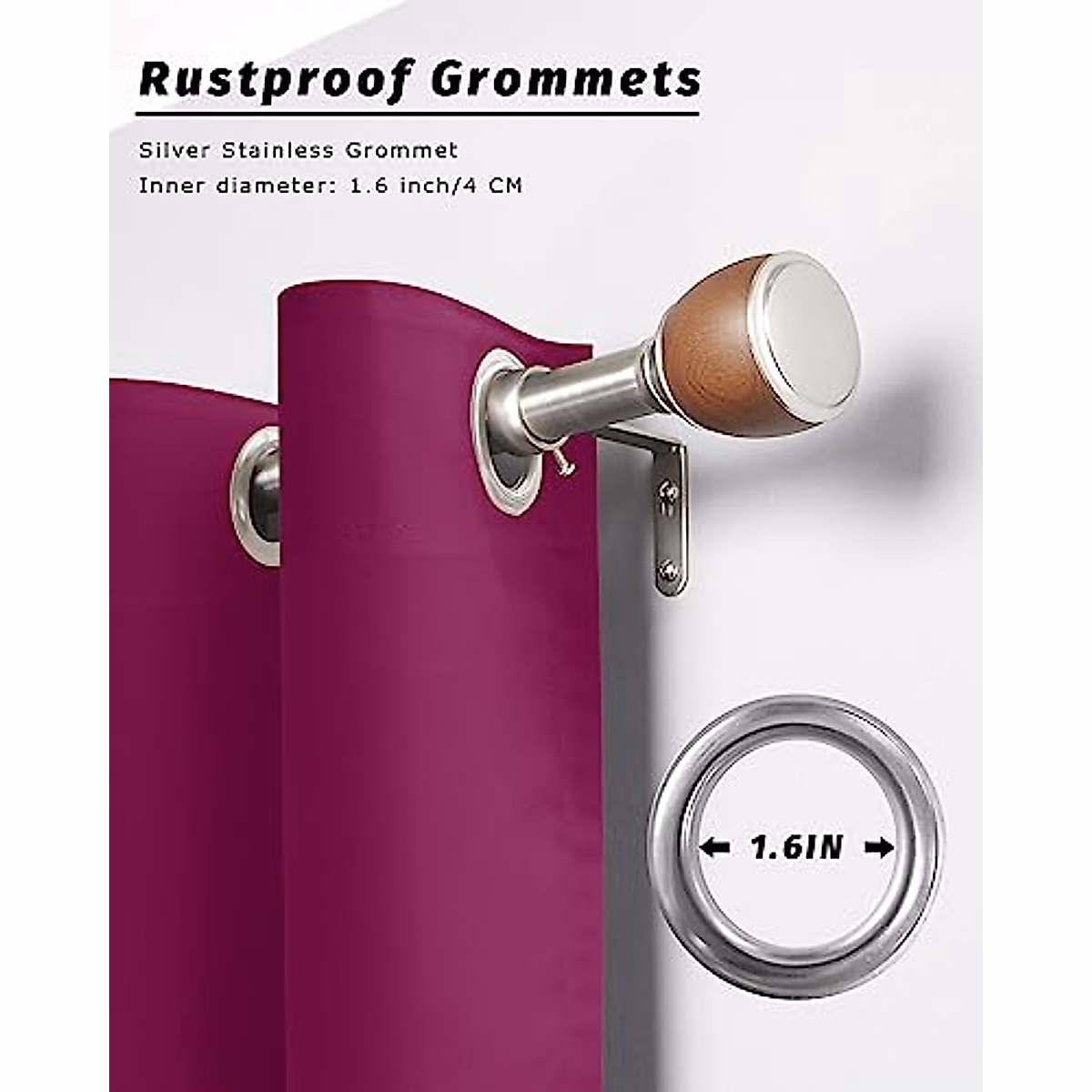 Outdoor Curtains for Patio 2 Panels Set Lovers Carriage and Eiffel Tower Under the Moon Waterproof Privacy Outside Curtain Sun Blocking Grommet Drapes for Porch Gazebo Pergolas Balcony 52x84 Inch