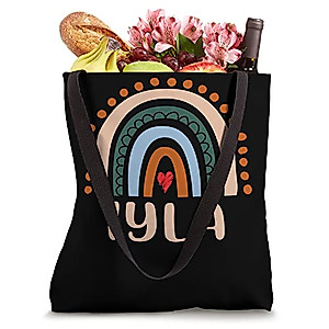 Iyla Name Personalized Funny Women Rainbow Iyla Tote Bag