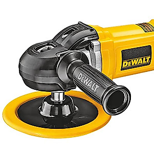 DEWALT Buffer/Polisher, Variable Speed, Soft Start, 7-Inch/9-Inch (DWP849X) , Yellow