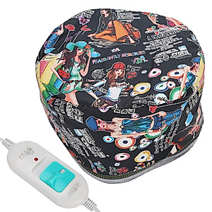 Hair Treatment Steam Deep Conditioning Heat Electric Heat and Thermal Spa Hair Styling Steamer Hat Electric Hair Thermal Deep Conditioning Hair Scalp Treatment