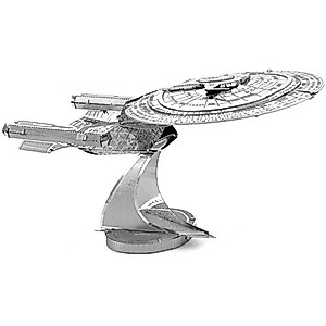 Fascinations Metal Earth 3D Metal Model Kits Star Trek Set of 2 - USS Enterprise NCC-1701D & USS Enterprise NCC-1701
