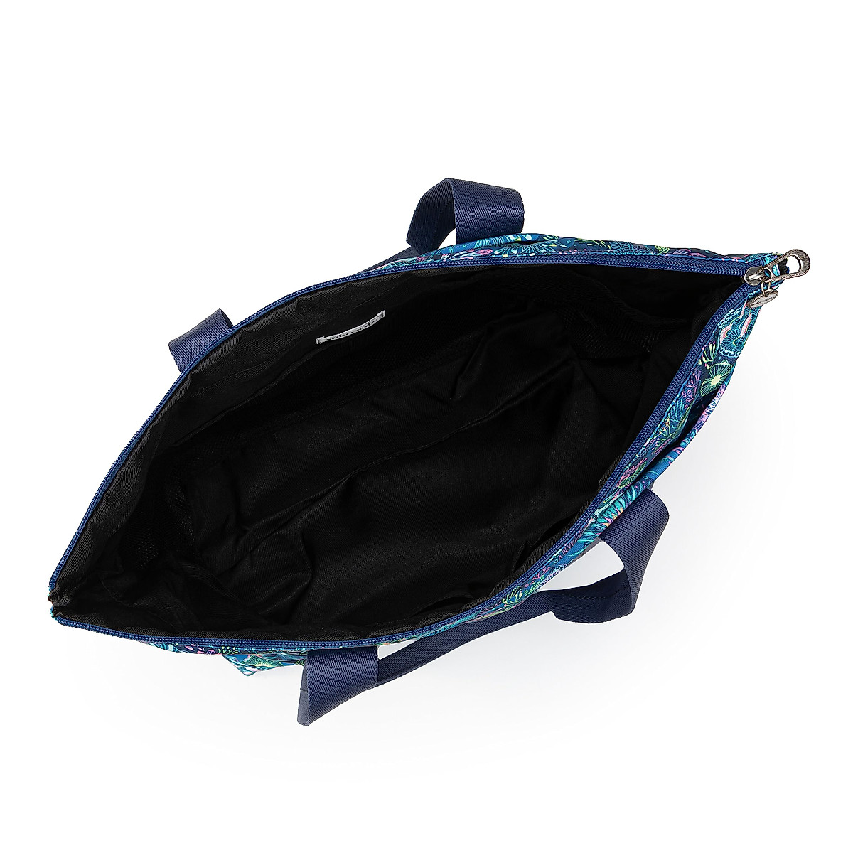 Sakroots Fairfax Tote in EcoTwill, Double Shoulder Straps, Royal Blue Seascape