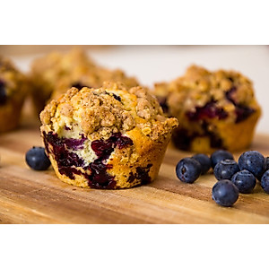 Bakerpan Silicone Muffin Pan, Non Stick Cupcake Tray, Muffin Baking Cups, Silicone Muffin Tray, 6 Cup Cupcake Pan, Purple - Set of 2