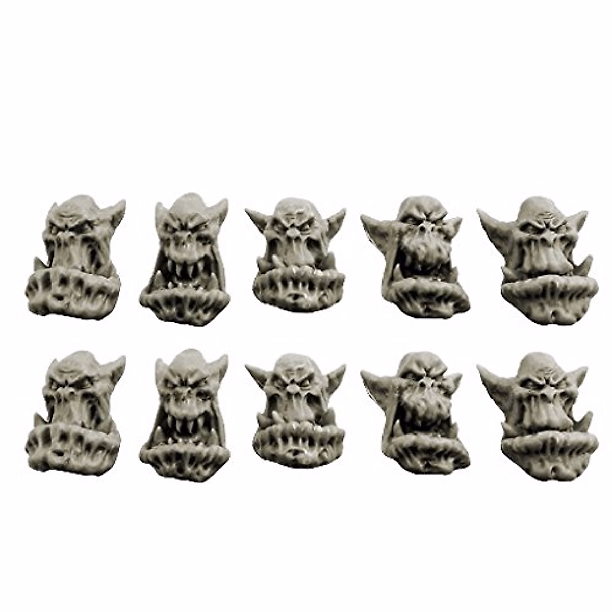 Spellcrow Orcs: Bulky Orcs Heads