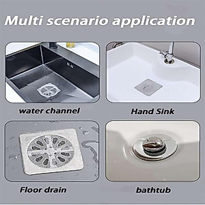 Disposable Insect Proof Floor Drain net, Bathroom Sink and tub Drain Trainers Stainless Steel Kitchen Drain Strainer, Fits Dishwasher, Microwave, Freezer, Refrigerator, Washer Insect Control (20)
