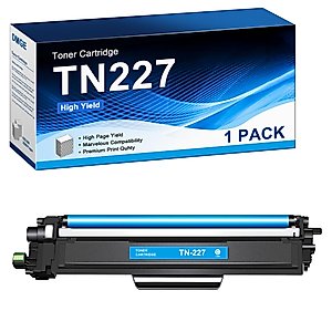 TN227 TN-227 Toner Cartridges - Cyan High Yield TN227 TN223 Compatible Replacement for Brother HL-L3290CDW HL-L3210CW MFC-L3770CDW MFC-L3750CDW MFC-L3710CW Printer(1 Pack)