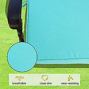 Sunshine Outdoor Patio Chair Cushion Outdoor Seat Cushions for Patio Furniture 20x20x3.9 inch Set of 4 Green