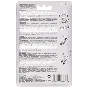 Dogit Replacement Foam Insert for Fresh & Clear Drinking Water Fountain for Large Dogs, 2-Pack