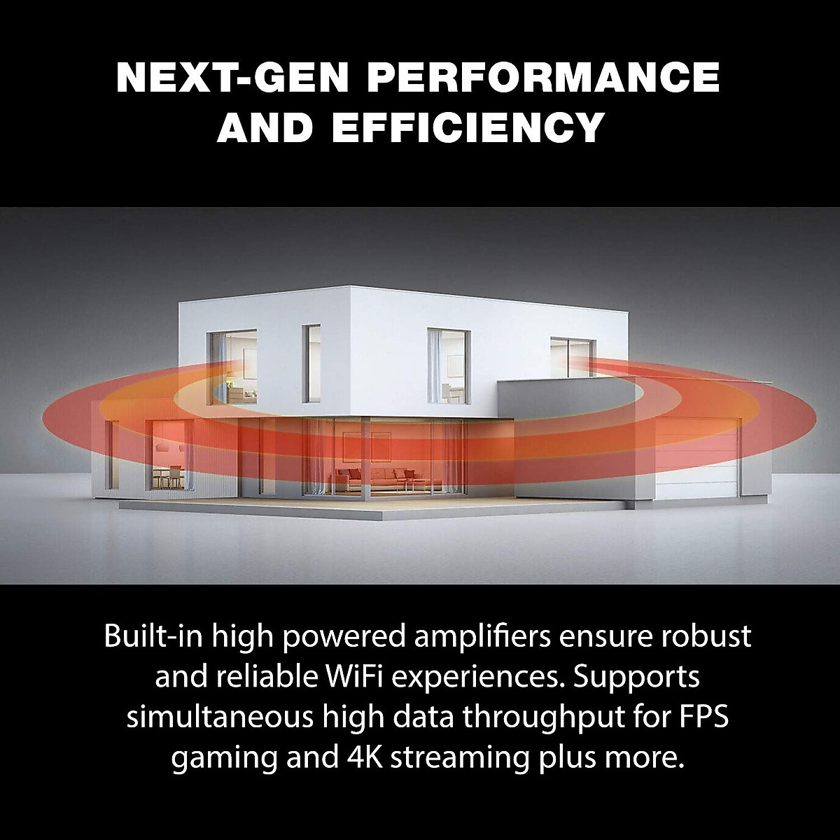 D-Link EXO|AX AX5400 WiFi6 Gigabit Mesh Router - Mobile App. Managed - Voice Control - 4-port Gigabit Ethernet LAN - 2-port USB - (DIR-X5460-US)