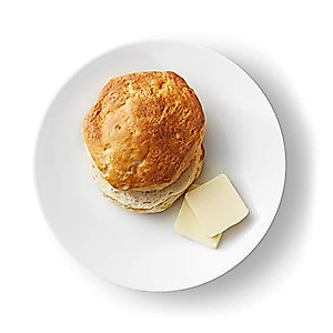 Corelle Vitrelle 6-Piece Salad Appetizer Plate Set, Triple Layer Glass and Chip Resistant, 6-3/4-Inch Lightweight Round Plates, Winter Frost White