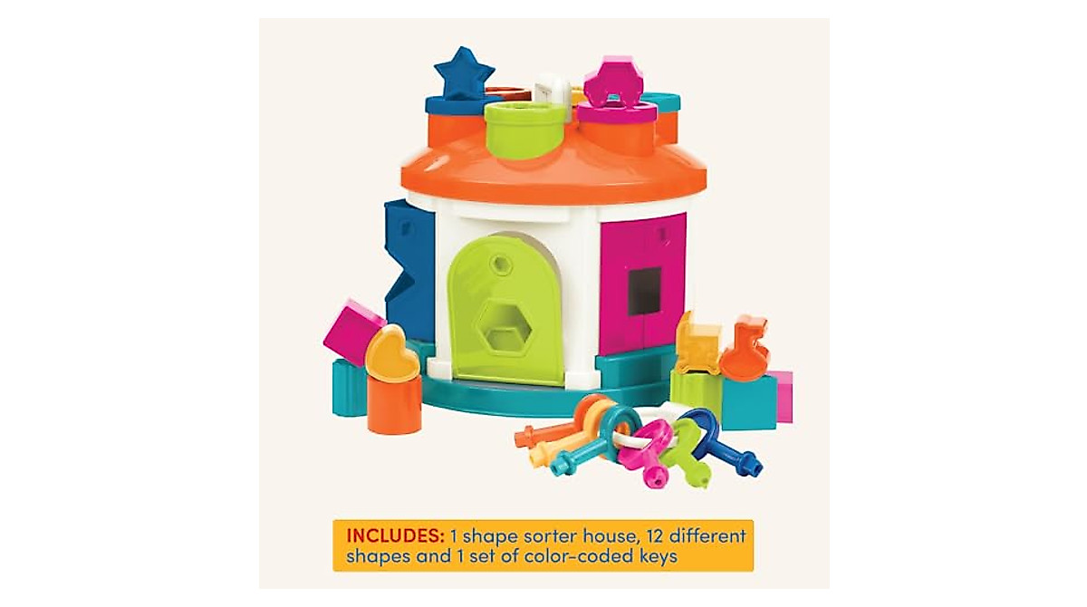 Battat Shape & Color Sorting Toy for Kids 2 Years+