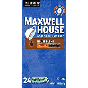 Maxwell House House Blend Medium Roast K-Cup Coffee Pods (24 ct Box)