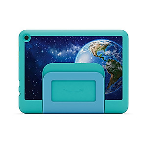 Amazon Kid-Friendly Case for Fire HD 8 tablet (Only compatible with 12th generation tablet, 2022 release), Hello Teal