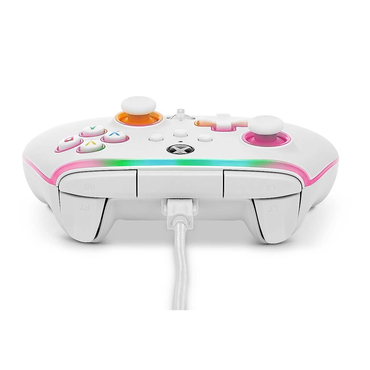 PowerA Spectra Infinity Enhanced Wired Controller for Xbox Series X|S - White (Amazon Exclusive), gamepad, video gaming controller, works with Xbox One and Windows 10/11, officially licensed