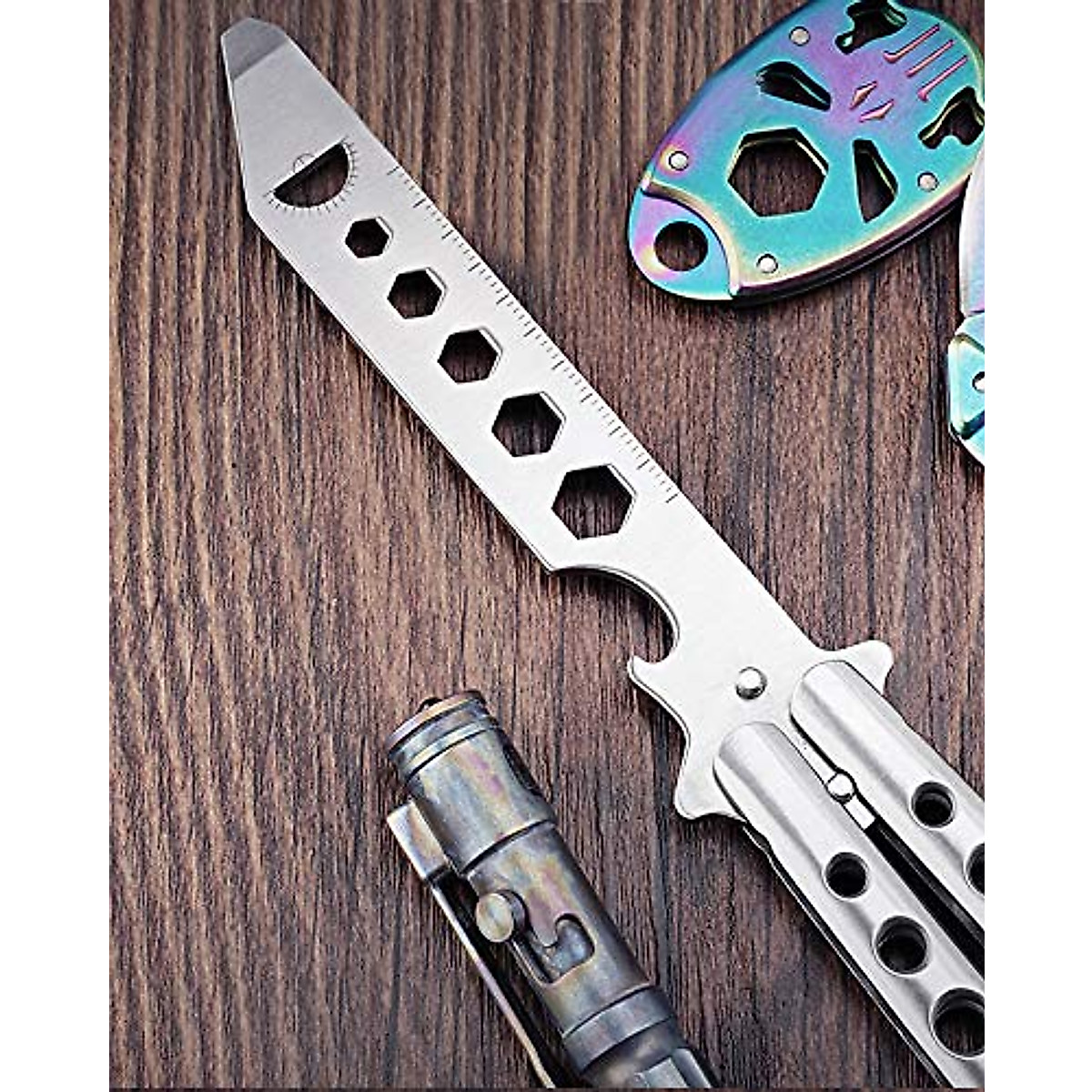 Butterfly Multifunctional Tool Novelty Bali-Bottle Opener for Beer Soda Bartender Practicing Flip