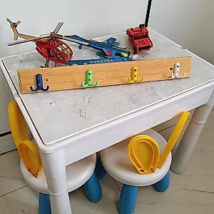 ImyHok Kids Coat Hook Colorful Wall Mount Cute Decorative Metal Closet Hooks for Hanging Towels Backpack Keys Decor Children's Room Nursery 8 Pack