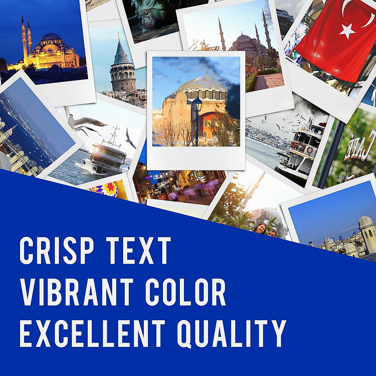 Valinkso 206X Toner Cartridges 4 Pack High Yield (with Chip) Compatible Replacement for HP 206X 206A W2110X W2110A Work for HP Color Pro MFP M283fdw M283cdw Pro M255dw M283 M255 M282 Series Printer