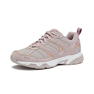 Avia Verge Womens Sneakers - Tennis, Court, Cross Training, or Pickleball Shoes for Women, 7.5 Medium, Light Purple/Multicolor/Light Purple
