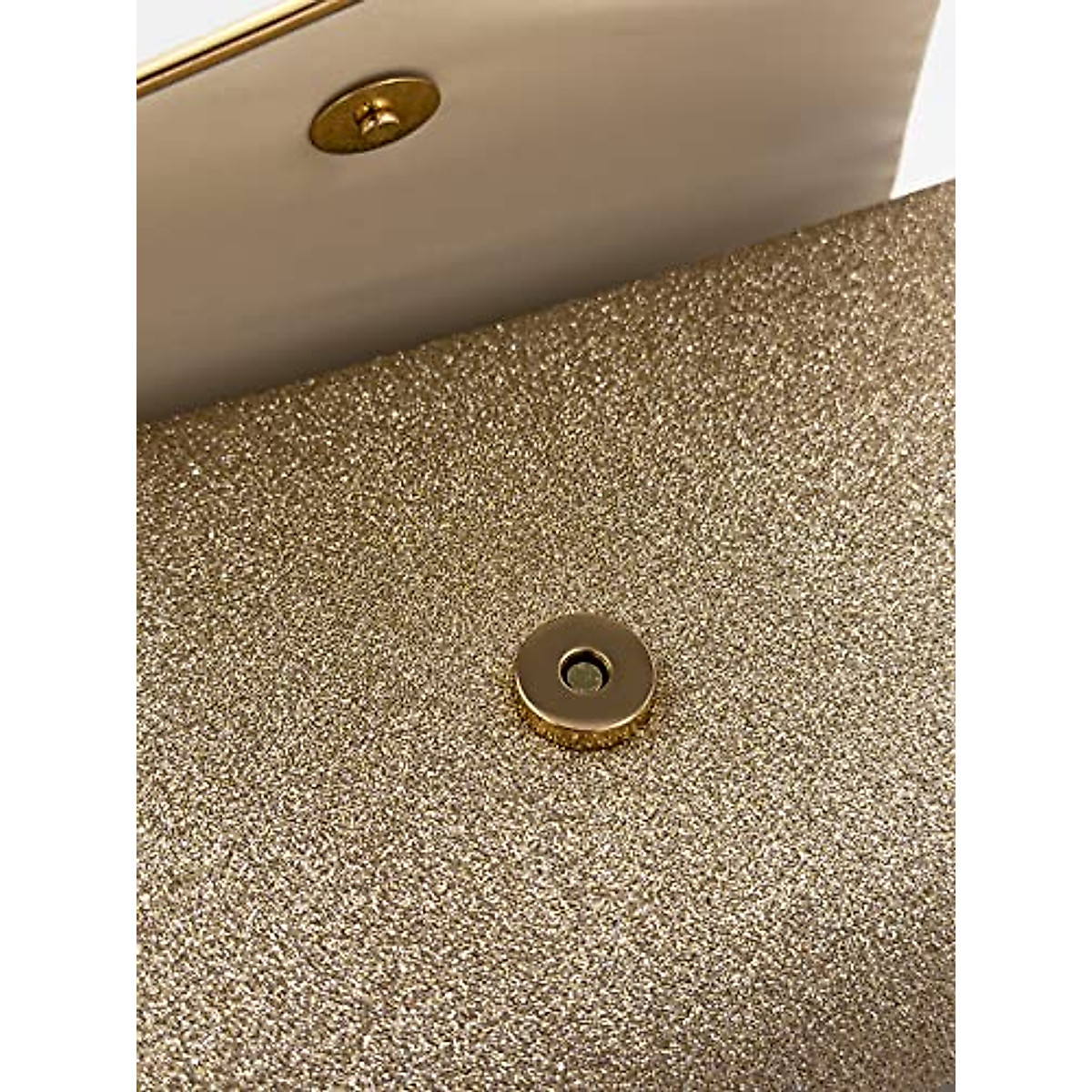 JUJUCIRING Clutch Purses for Women Evening Bag Lady Bride Clutches 2023 New Glitter Evening Handbag for Formal Wedding Cocktail Prom Dating 1920s Party Purse (Gold)