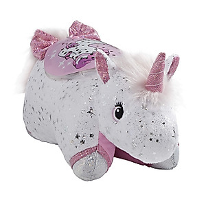 Pillow Pets Glittery Unicorn Sleeptime Lite 11" Stuffed Animal Plush Nightlight