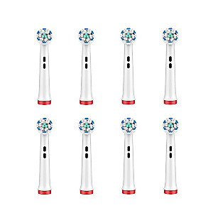 WuYan 8 pcs Extra Soft Bristles Replacement Heads Compatible with Oral B Electric Toothbrush Head Extra Thin Soft Bristles Gum Care