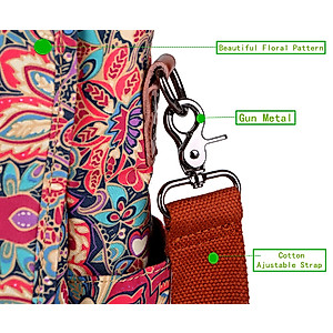 Baosha Convertible Backpack Briefcase 15.6 Inch Laptop Bag Case Outdoor Travel Backpack Hiking Rucksack for Women BC-04 (HS)