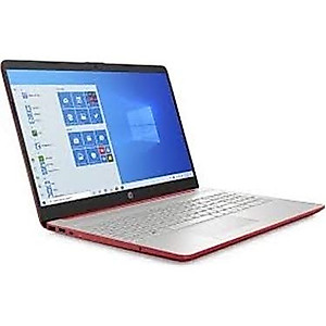 HP 15-DW0083 15.6 inches 4GB 128GB Intel Pentium Silver N5000 Win10, Scarlet Red (Renewed), 15-15.99 inches
