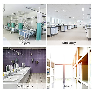 Floor Mount Pedal Valve for Faucet, Food Operated Water Valve with Dounble Water Outlet Water Saving Foot Pedal Water Tap Control Switch Valve for Public Places, Hands Free & Easy to Install