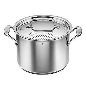 Cuisinart 766S-22 6 Qt. Stainless Steel Pasta Pot w/Straining Cover Chef's-Classic-Stainless-Cookware-Collection, 6-Quart