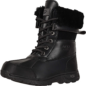 UGG Unisex-Child Butte Ii Cwr Boot, Black, 06