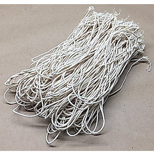 Rotisserie Elastic and Cotton Blend - Stretchy Twine - Food Grade - Heat Safe - Cooking Ties - Poultry Loops - 50 Pack