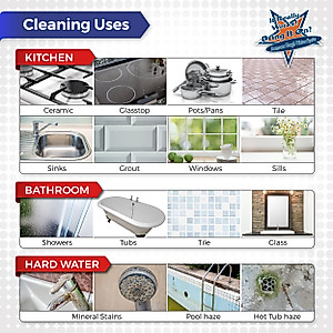 Bring It On Cleaner Hard Water Stain Remover, Shower Door Cleaner, Clean Tile and Grout, Windows, Fiberglass, Tubs, Chrome,32 Ounce. - 2 Pack