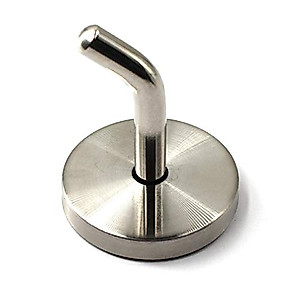 Stainless Steel Screw in Hooks for Hanging Plants Utensil Hooks for Kitchen Wall Mounted Coat Hook Display Hook (6 PCS Screws Included)