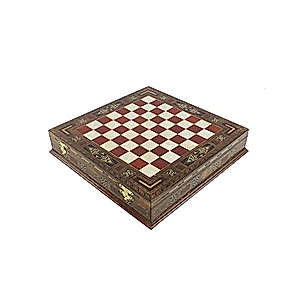 Antochia Crafts 11 Inches Custom Chess Set - Personalized Chess Set - Gift Idea for Son, Husband, Father and Anyone for Birthday, Anniversary and Any Occasion, 2 players