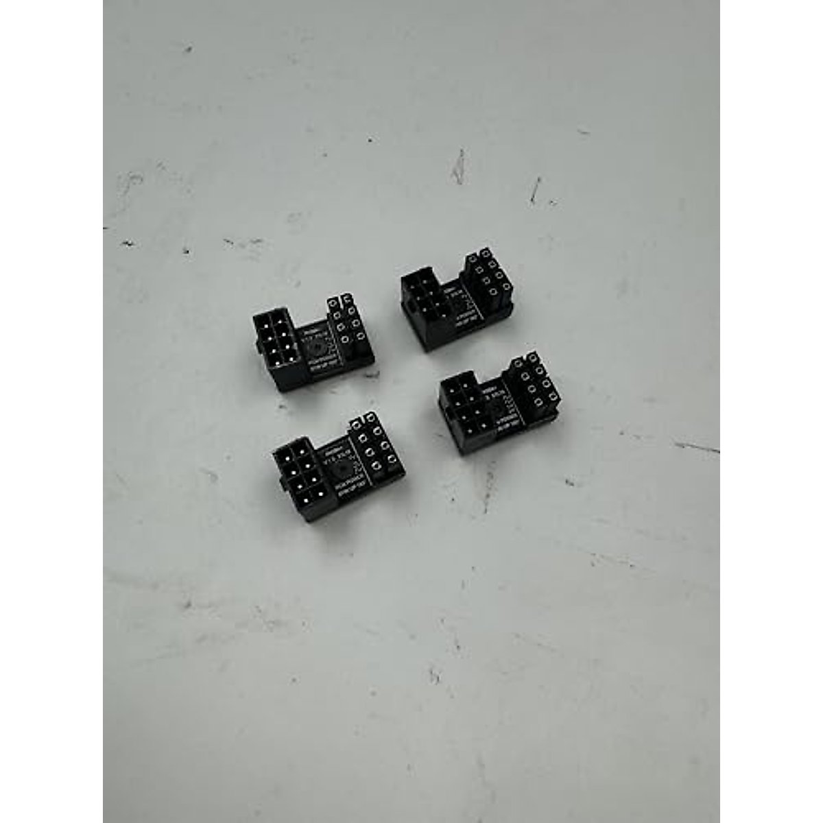 COMeap 8 Pin 180 Degree Adapter, GPU VGA PCIe 8 Pin U Turn 180 Degree Angle Connector Power Adapter Board for Desktop Graphics Card