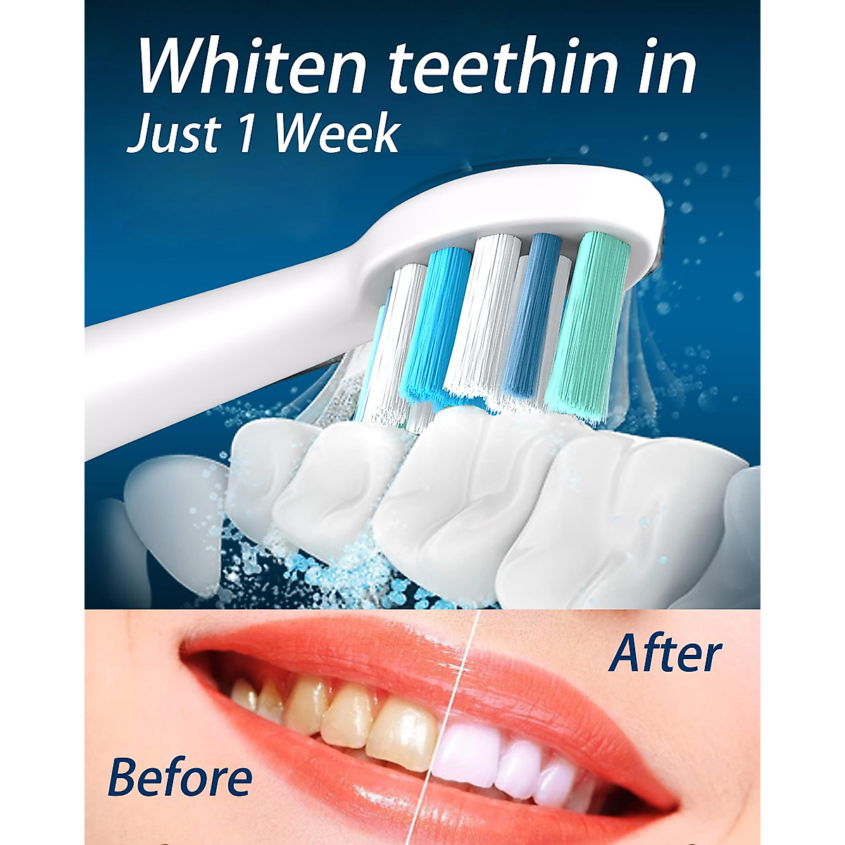 Replacement Toothbrush Heads for Philips Sonicare Replacement Heads, Electric Tooth-Brush Head Compatible with Phillips Sonic Care,for Philips Sonic Care Brush