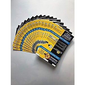 18 Blue-Touch Mouse Glue Traps, Professional Sticky Glue Traps/Boards for mice/ Insect/Lizard/Spider/House pests. 8.5 X 5.5 Inches – 18 Traps/Pack