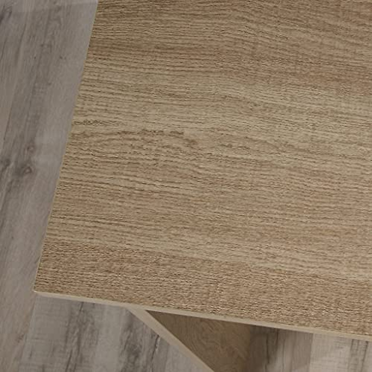 Sauder Beginnings Desk, L: 46.81" x W: 18.50" x H: 29.96", Summer Oak Finish