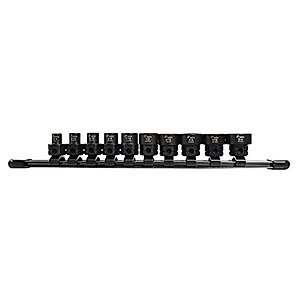 Astro Tools 78310 10-Piece 3/8" Drive Low Profile Nano Impact Sockets - SAE