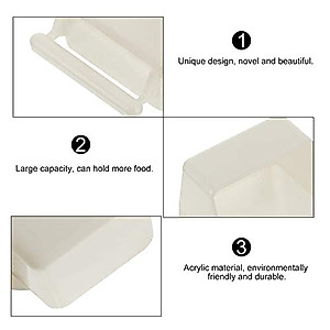 POPETPOP 4pcs Parrot Feeding Cups Plastic Birds Food Dish Parrot Feeders Water Cage Bowls for Cockatiel Conure Budgies Parakeet Parrot Macaw Small Animal Chinchilla