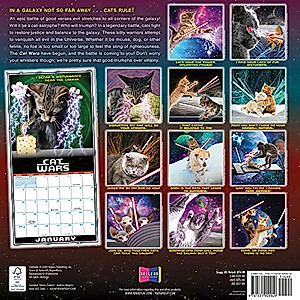 2021 Cat Wars 16-Month Wall Calendar