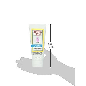 Burt's Bees Intense Hydration Cream Cleanser, Moisturizing Face Wash with Clary Sage, 6 Oz (Package May Vary)